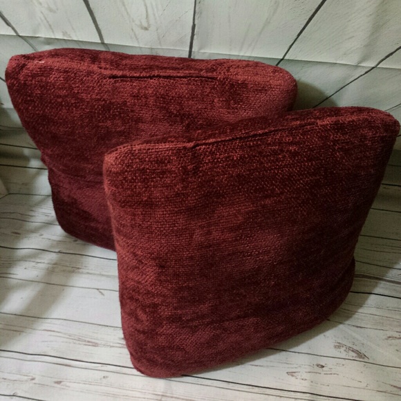 Accents | Burgundy Accent Pillow Set | Poshmark
